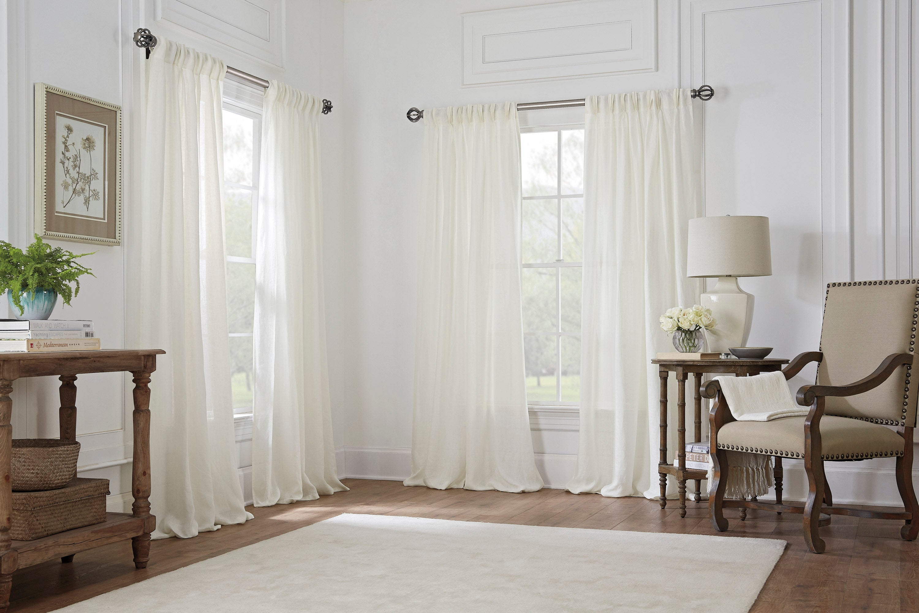 Turkish 100% Cotton Sheer Window Panel – LinensNow